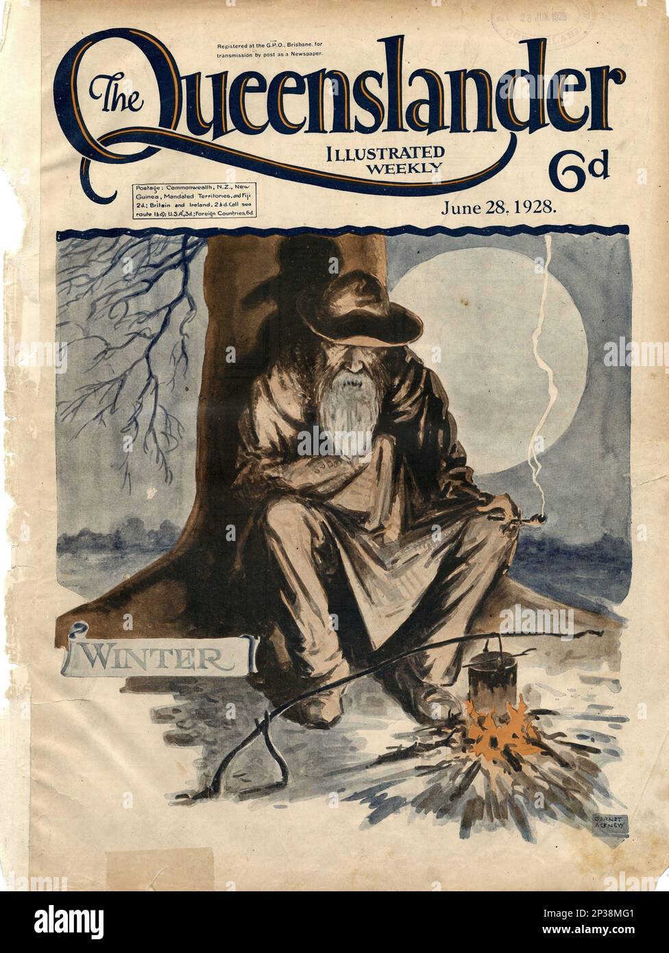 Front cover of the Queenslander magazine, featuring aspects of ...