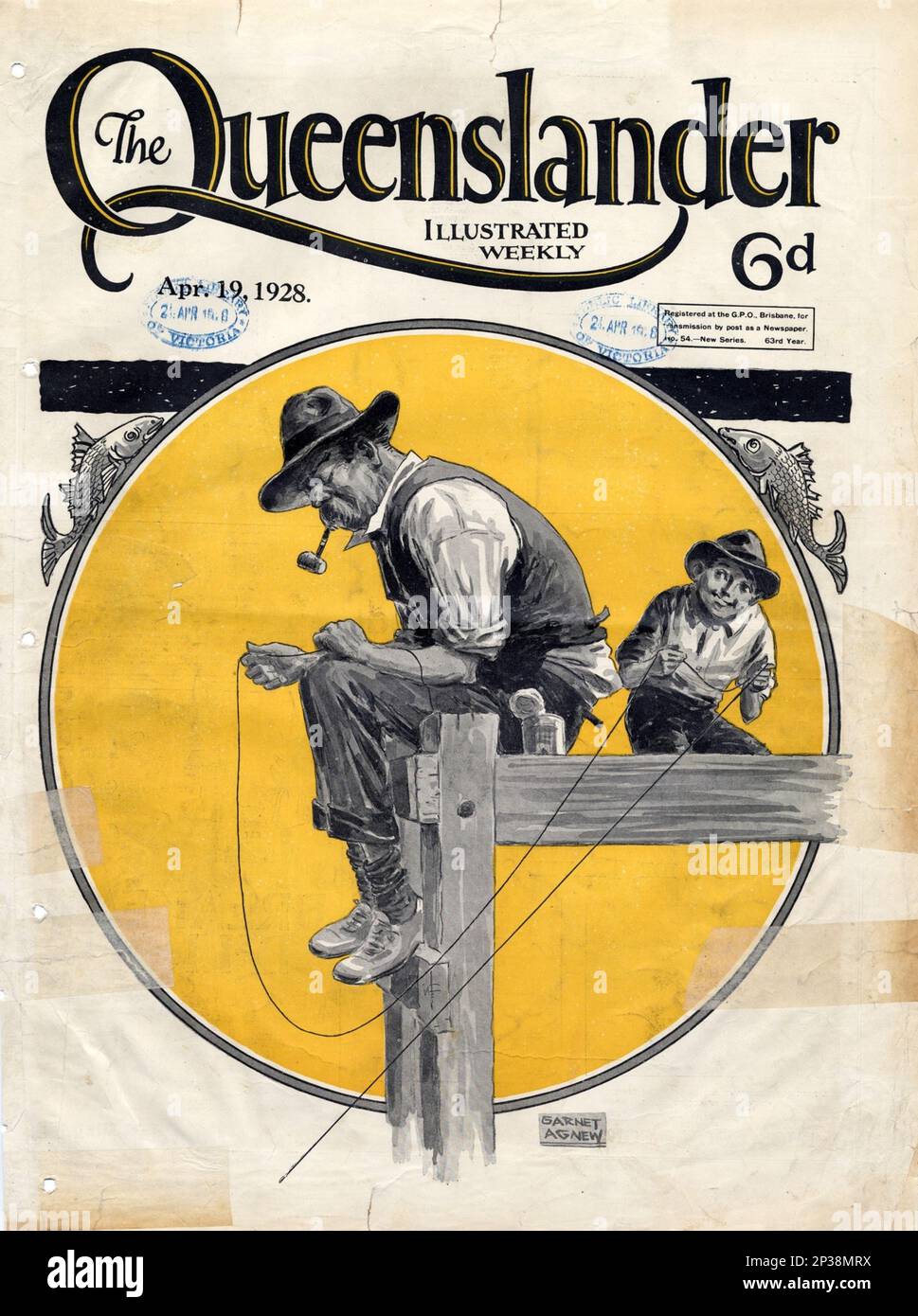 Front cover of the Queenslander magazine, featuring aspects of ...