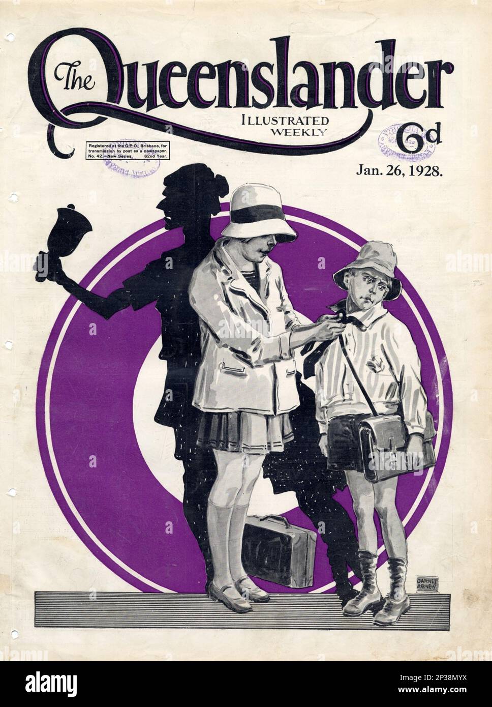 Front cover of the Queenslander magazine, featuring aspects of ...