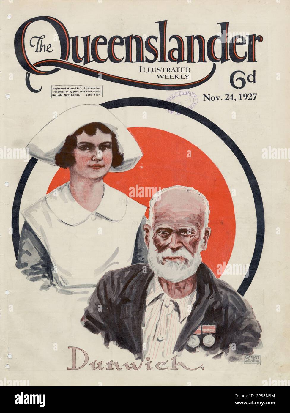 Front cover of the Queenslander magazine, featuring aspects of ...