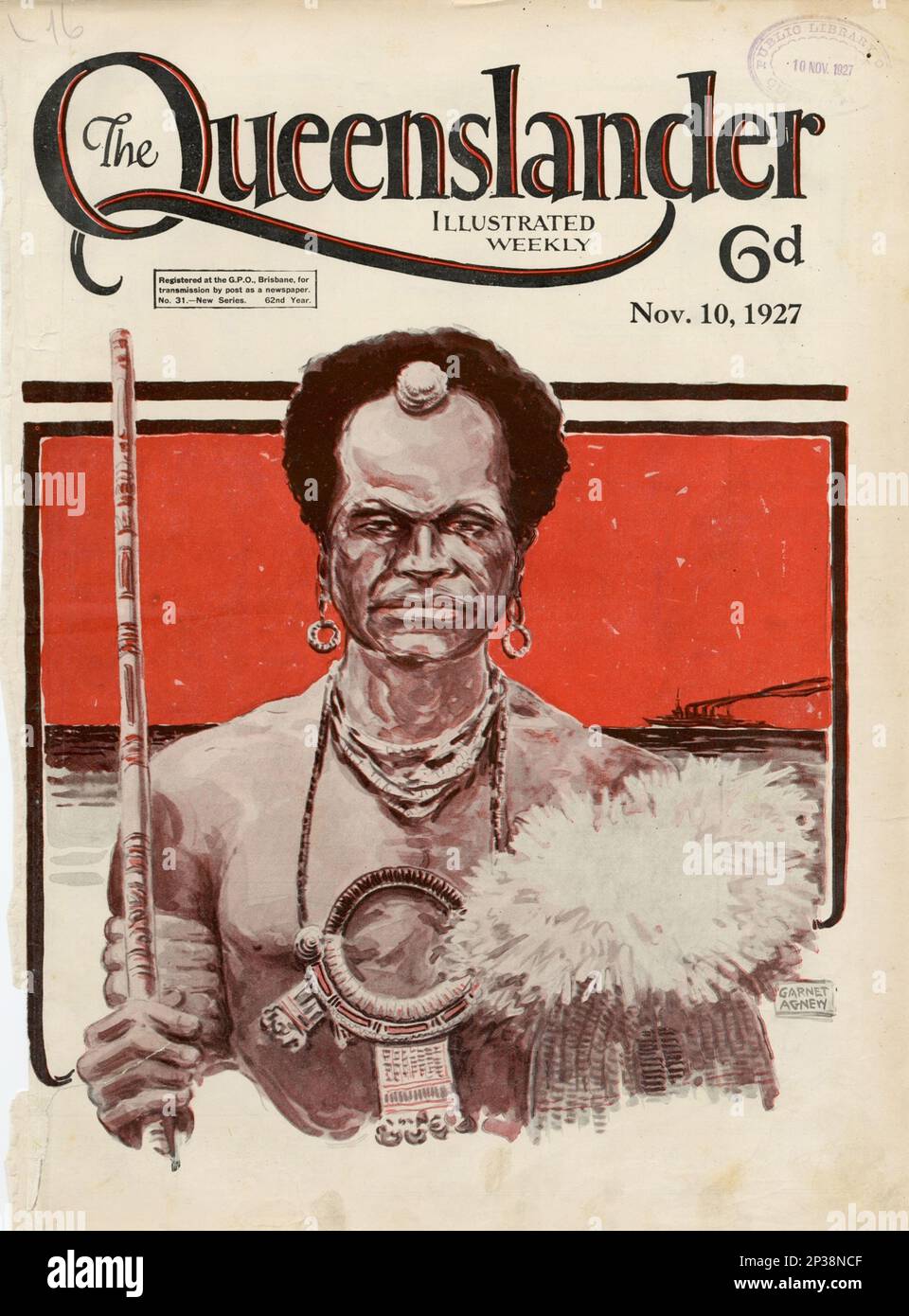 Front cover of the Queenslander magazine, featuring aspects of ...