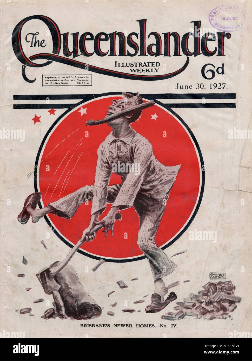 Front cover of the Queenslander magazine, featuring aspects of ...