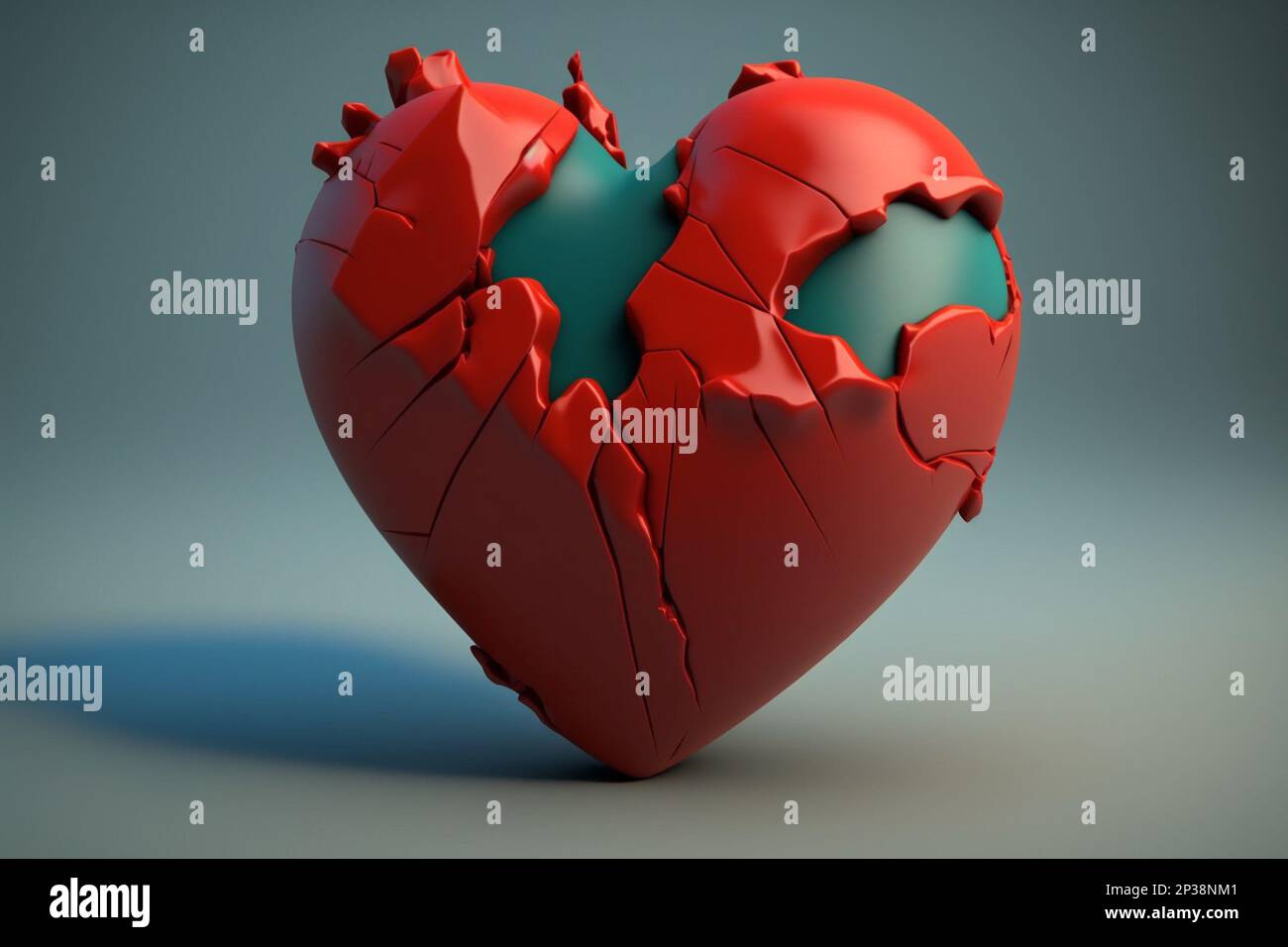 Cartoon red heart shapes hi-res stock photography and images - Alamy