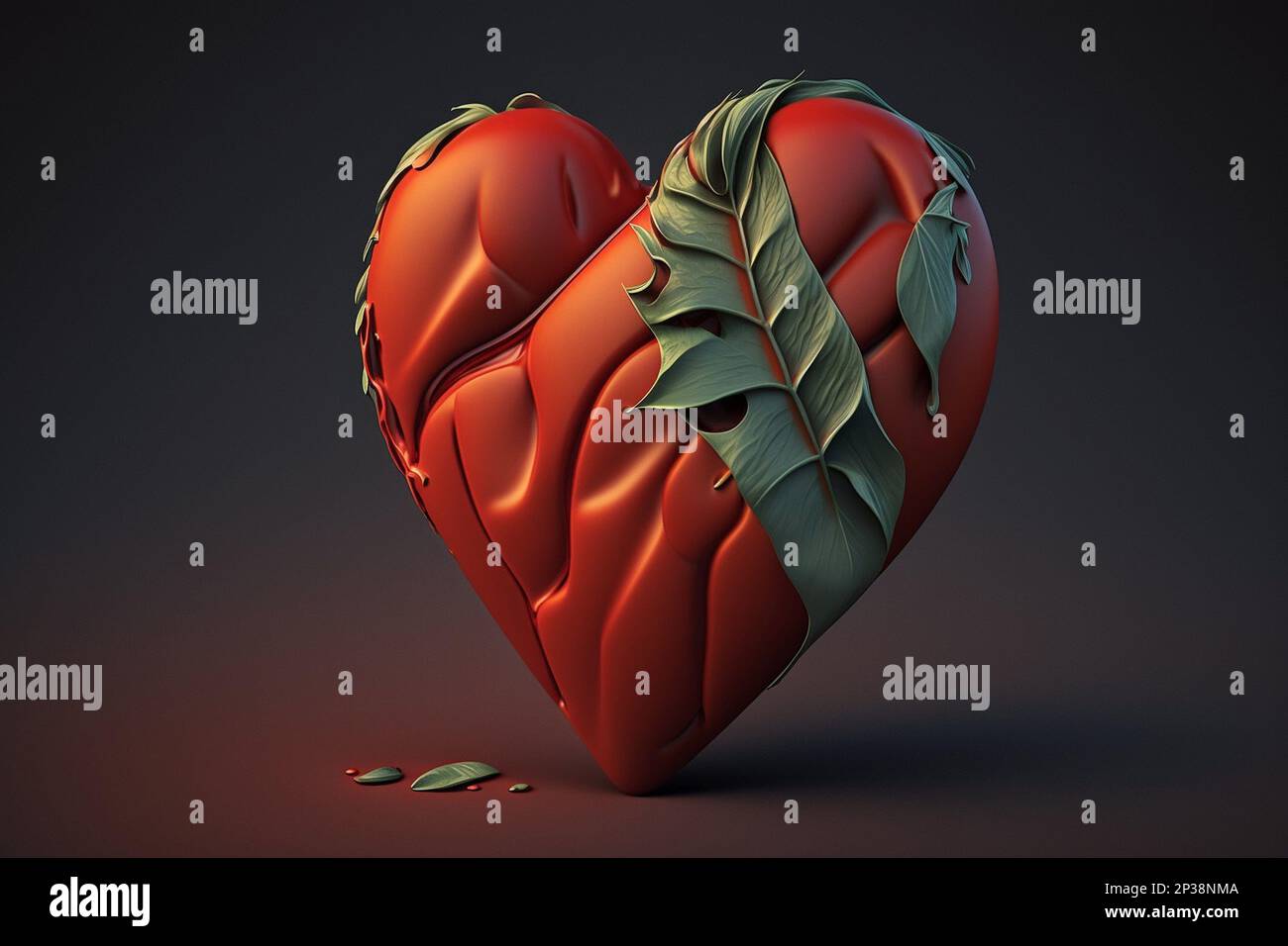 Cartoon red heart shapes hi-res stock photography and images - Alamy