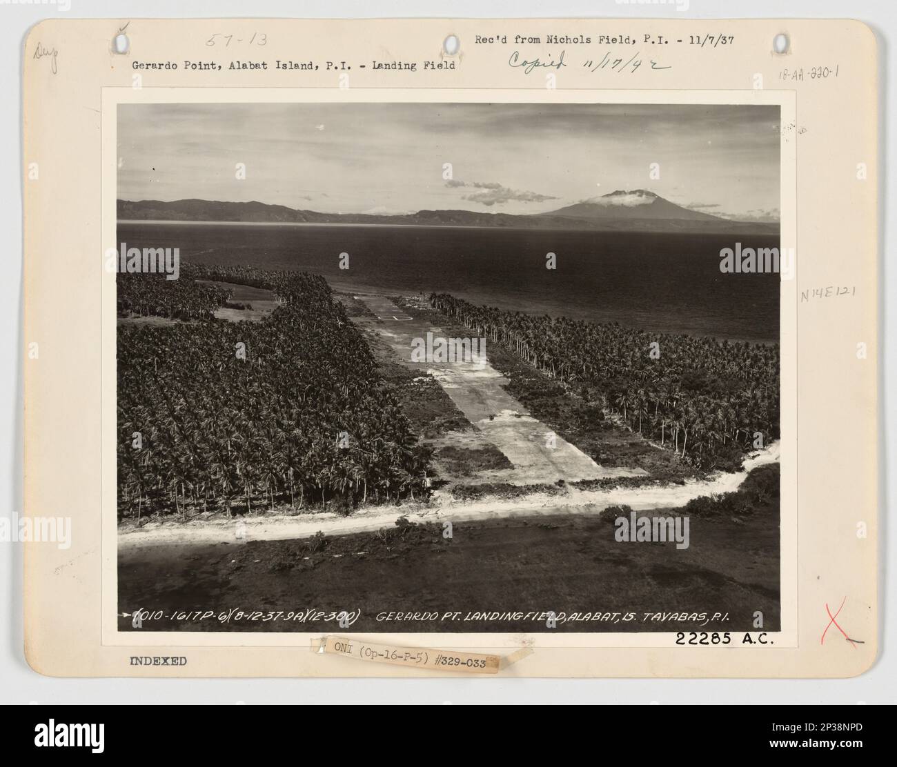 Landing Fields - Philippines - Gerardo Point, Alabat, Aerial Photograph ...