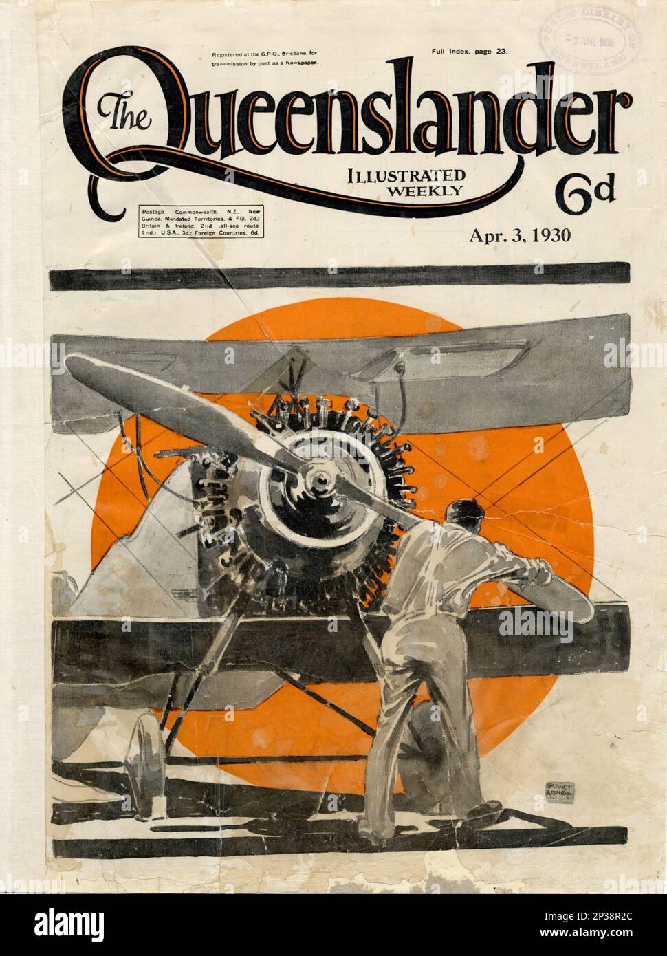 Front cover of the Queenslander magazine, featuring aspects of ...