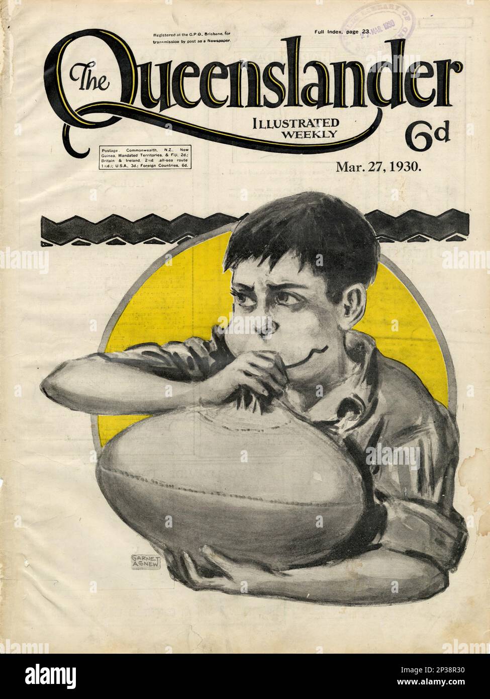 Front cover of the Queenslander magazine, featuring aspects of ...