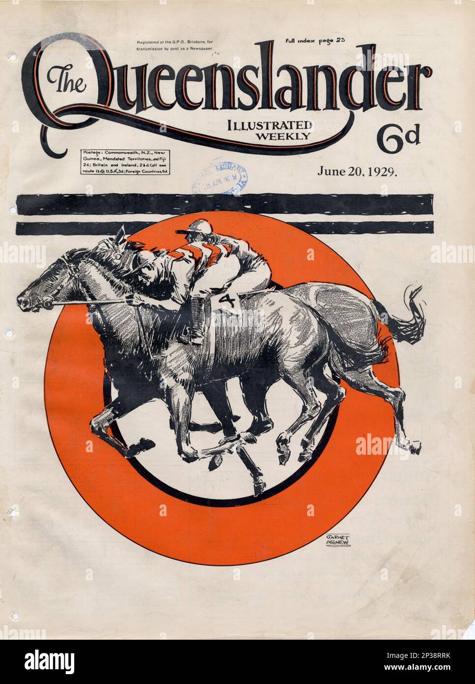 Front cover of the Queenslander magazine, featuring aspects of ...