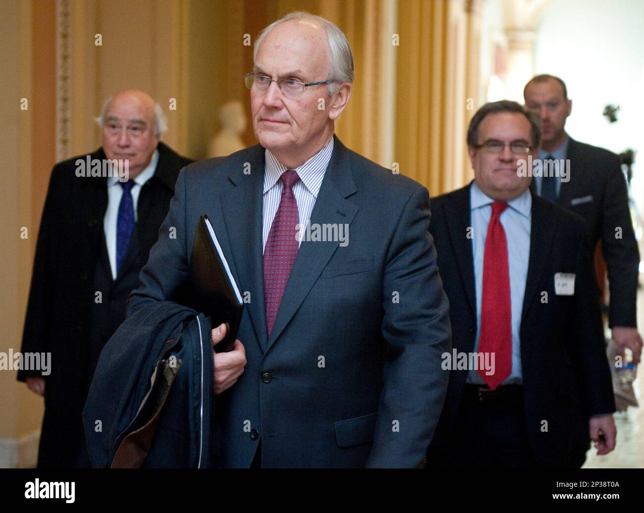 UNITED STATES – DECEMBER 1: Former Senator Larry Craig, R-Idaho, walks ...