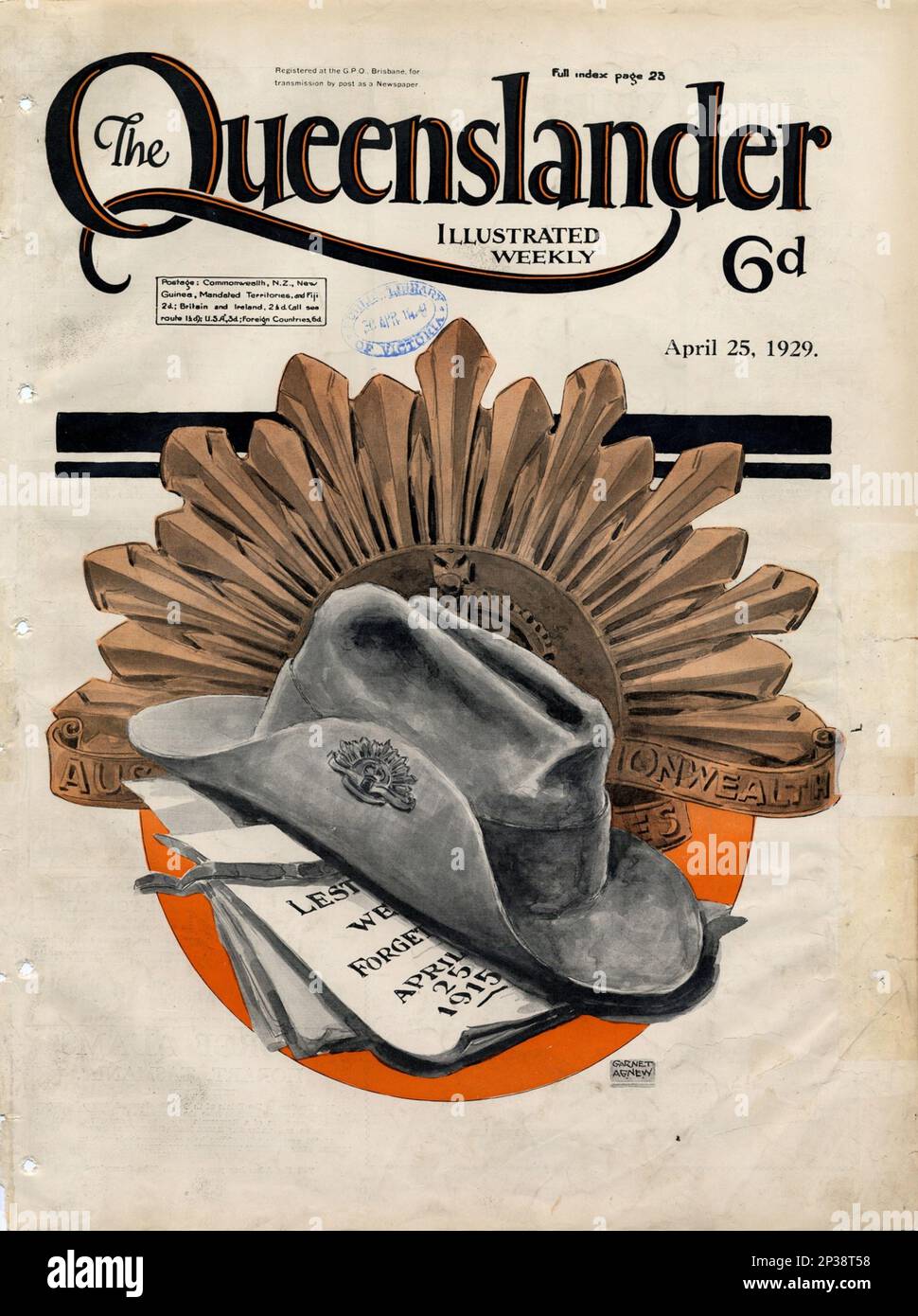 Front cover of the Queenslander magazine, featuring aspects of ...