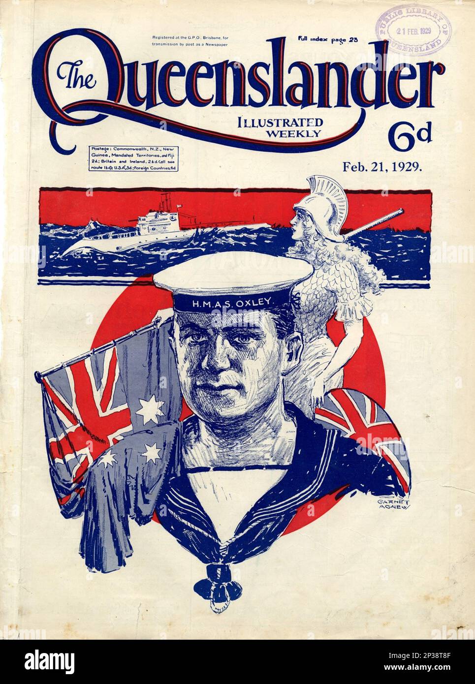 Front cover of the Queenslander magazine, featuring aspects of ...