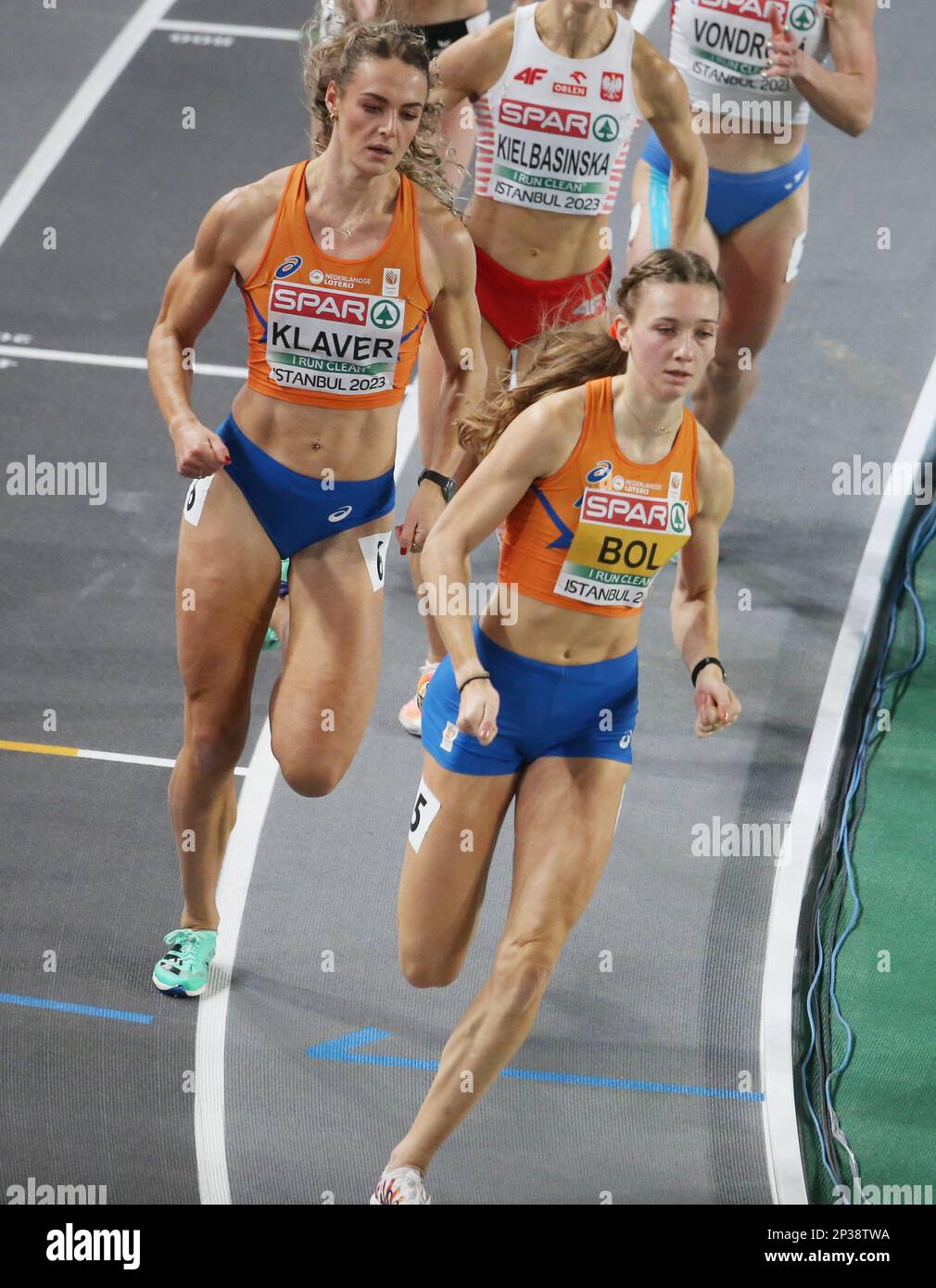 Femke Bol and Lieke Klaver of Netherlands, 400m Women during the ...