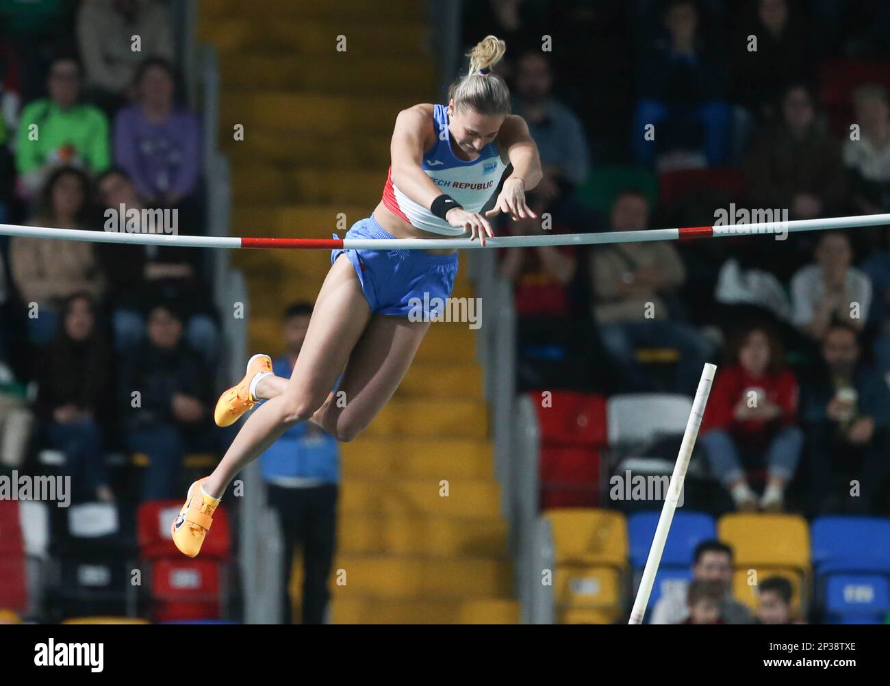 Amalie Svabikova of Czech Republic, Final Pole Vault Women during the ...