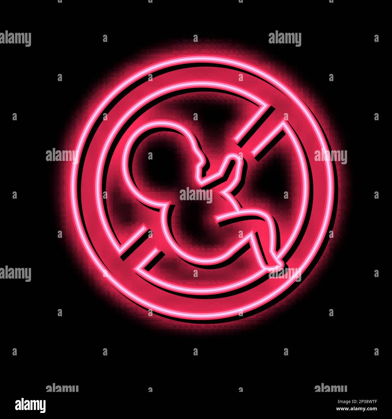 abortion medical procedure color icon vector illustration Stock Vector ...