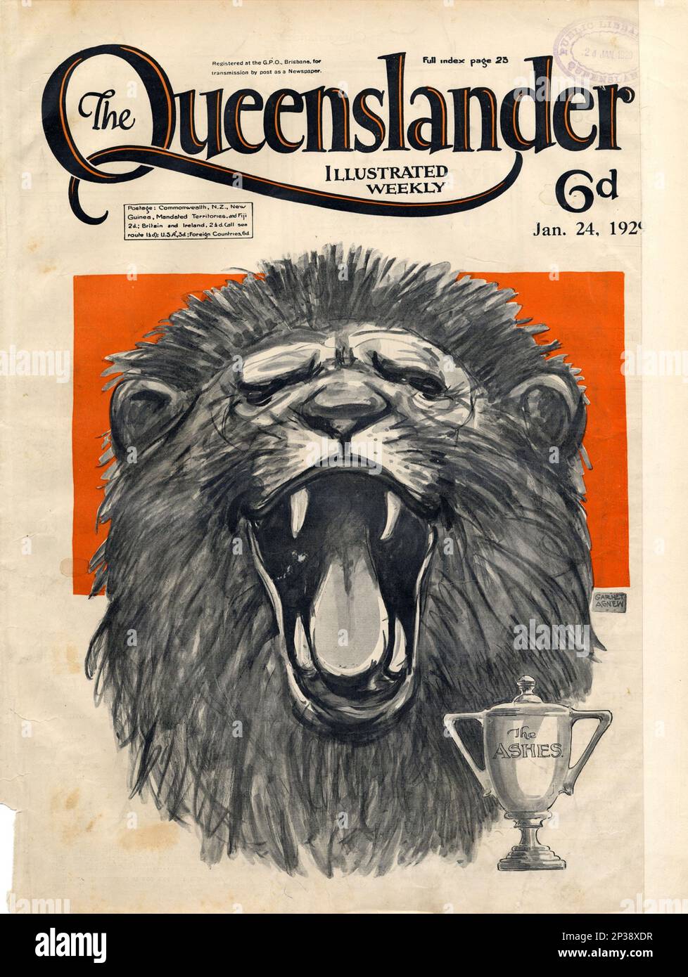 Front cover of the Queenslander magazine, featuring aspects of ...