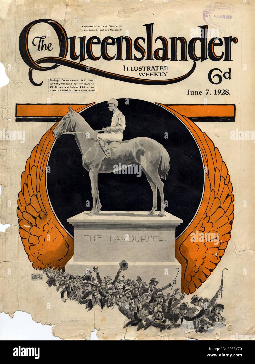 Front cover of the Queenslander magazine, featuring aspects of ...