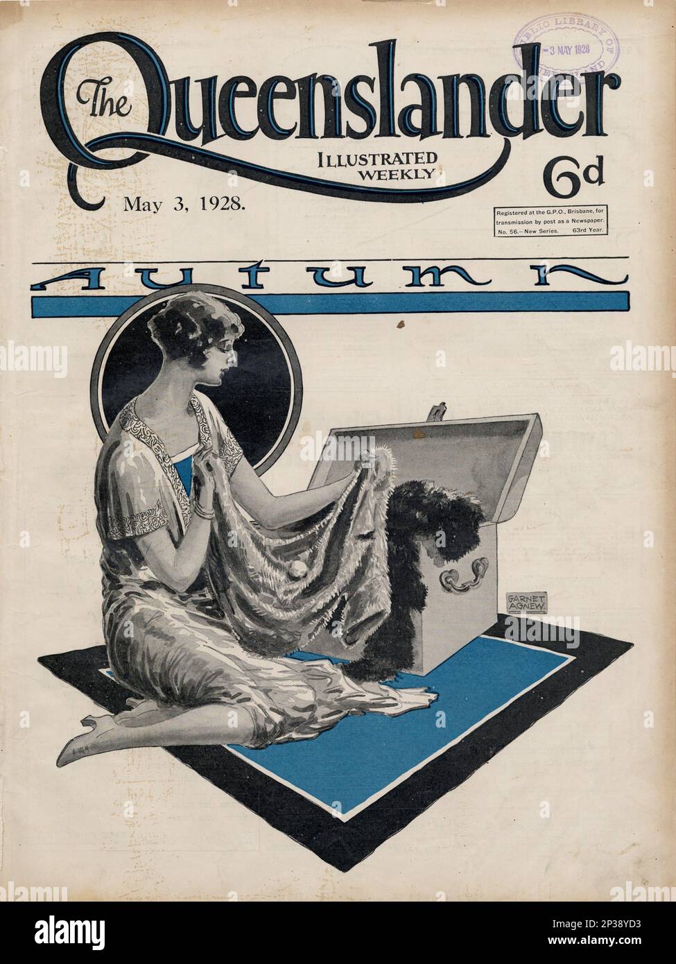 Front cover of the Queenslander magazine, featuring aspects of ...