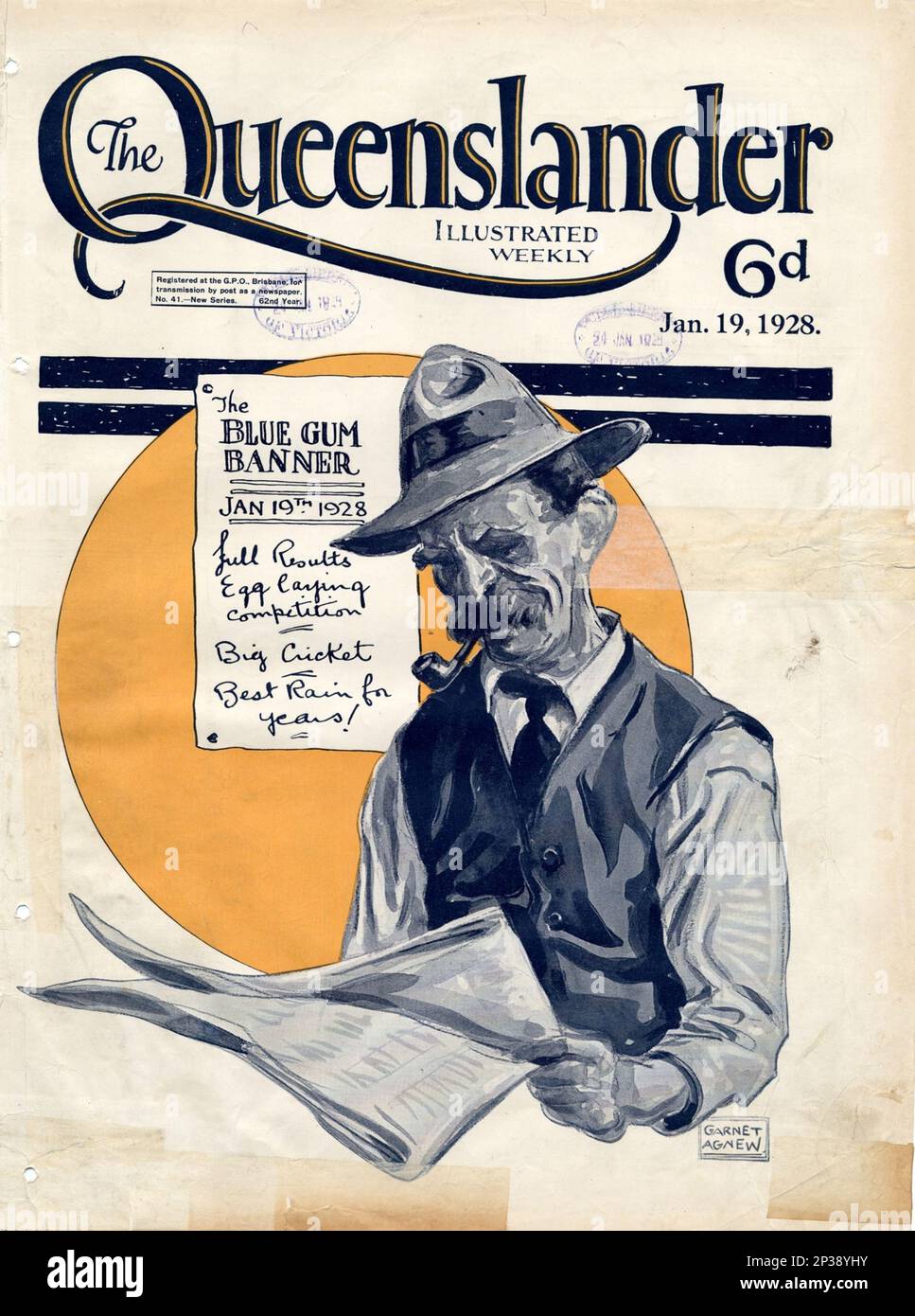 Front cover of the Queenslander magazine, featuring aspects of ...