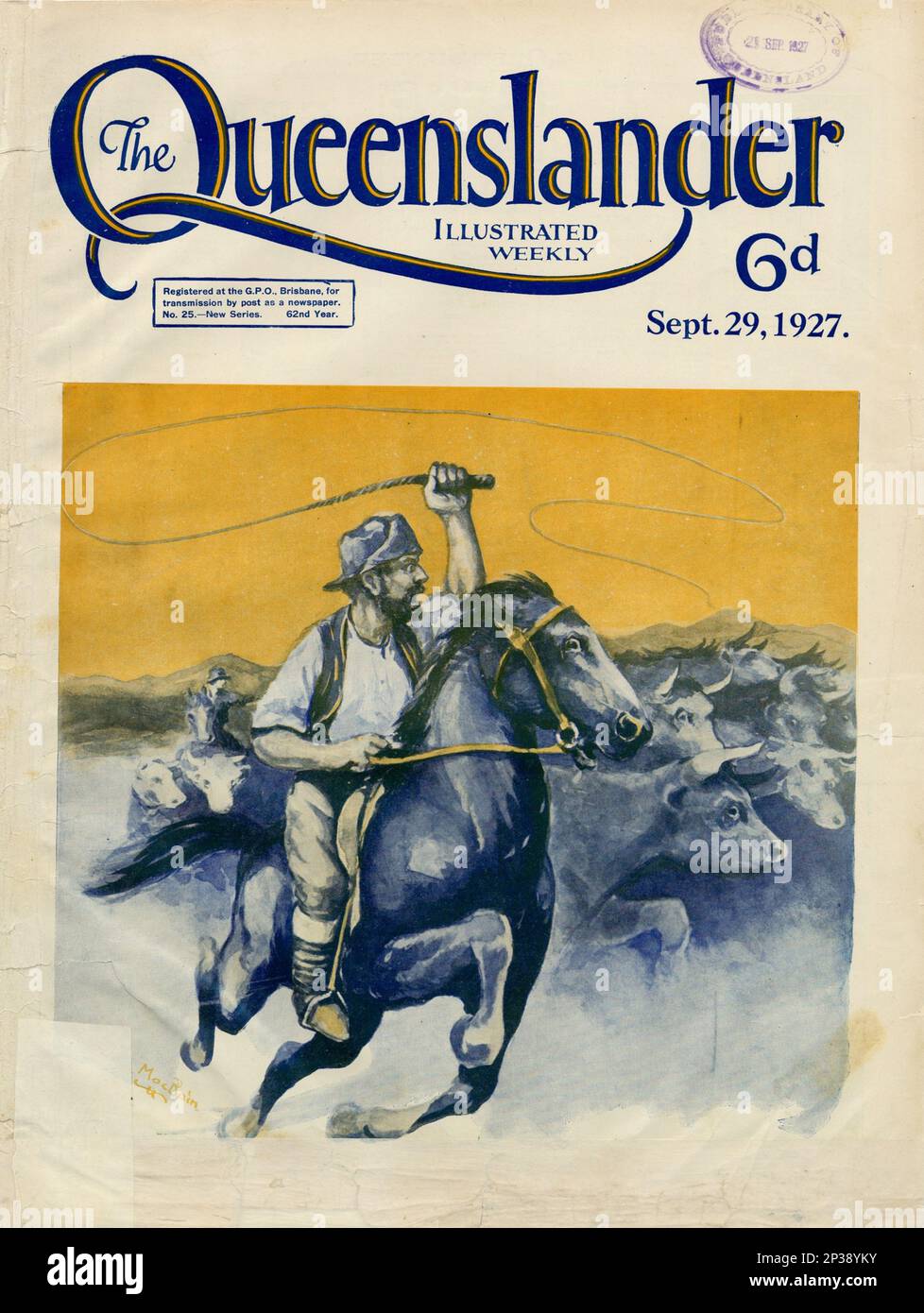 Front cover of the Queenslander magazine, featuring aspects of ...