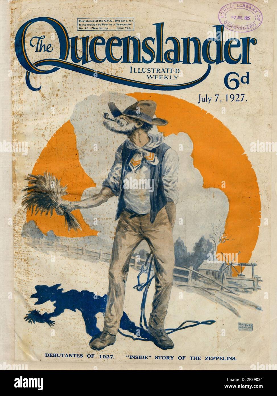 Front cover of the Queenslander magazine, featuring aspects of ...