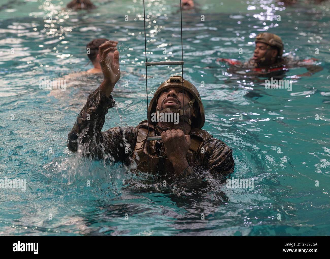 A U.S. Marine with Battalion Landing Team 1/6, 26th Marine ...