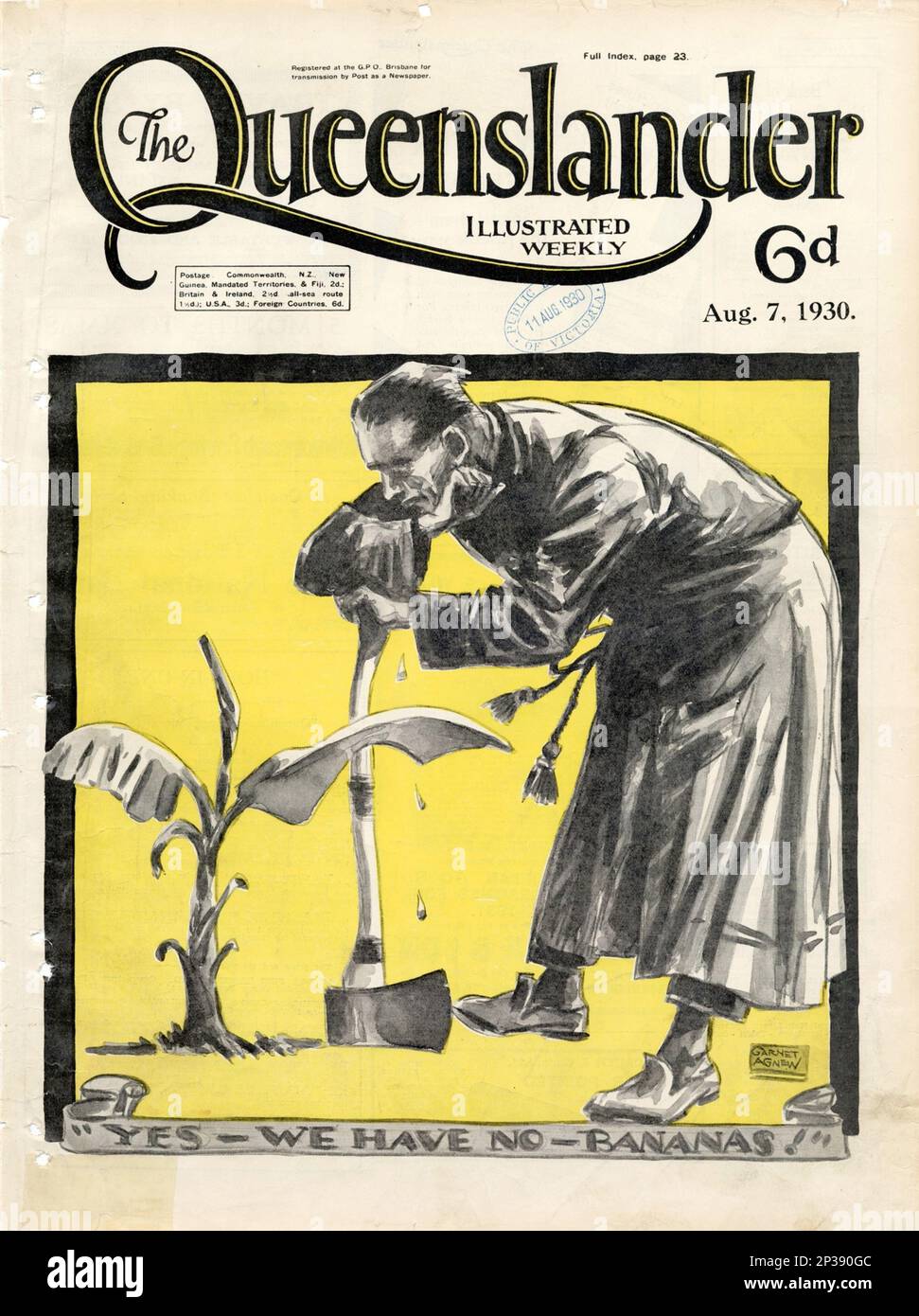 Front cover of the Queenslander magazine, featuring aspects of ...