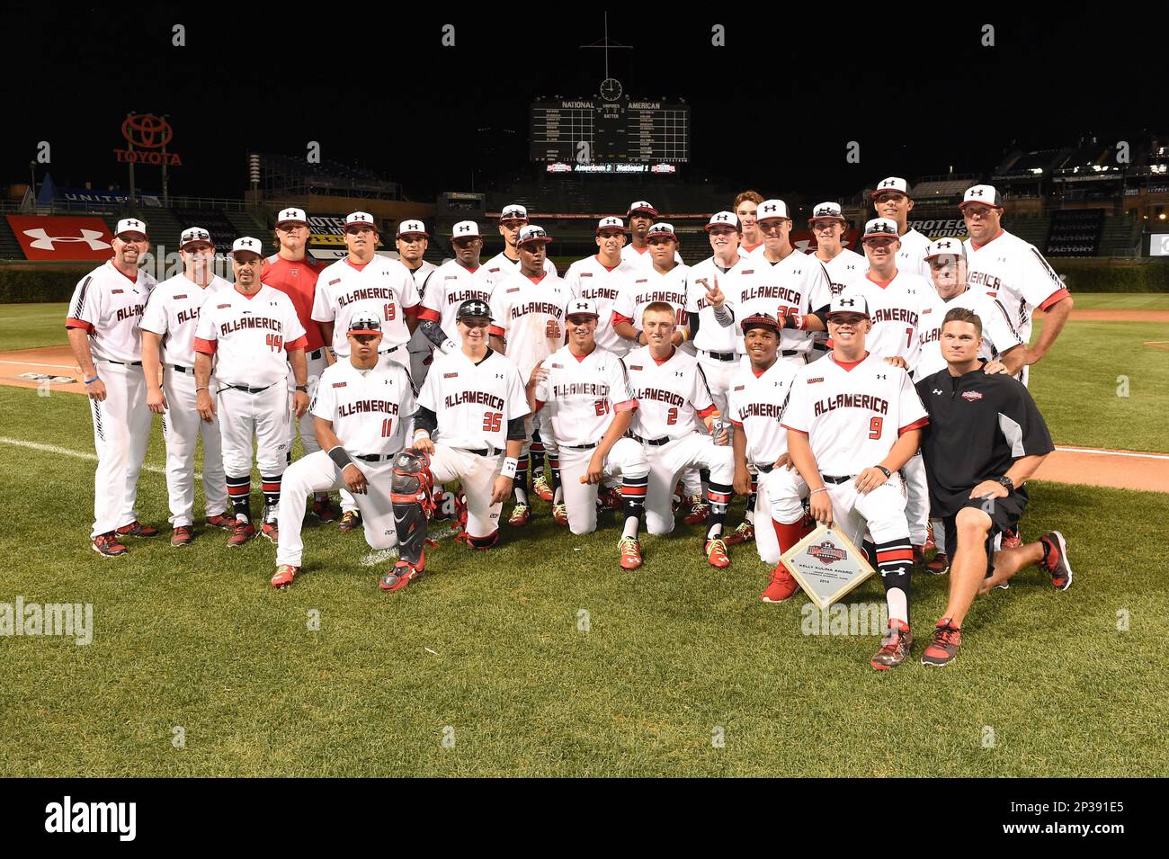 Team photo after the Under Armour All-American Game on August 16, 2014 ...