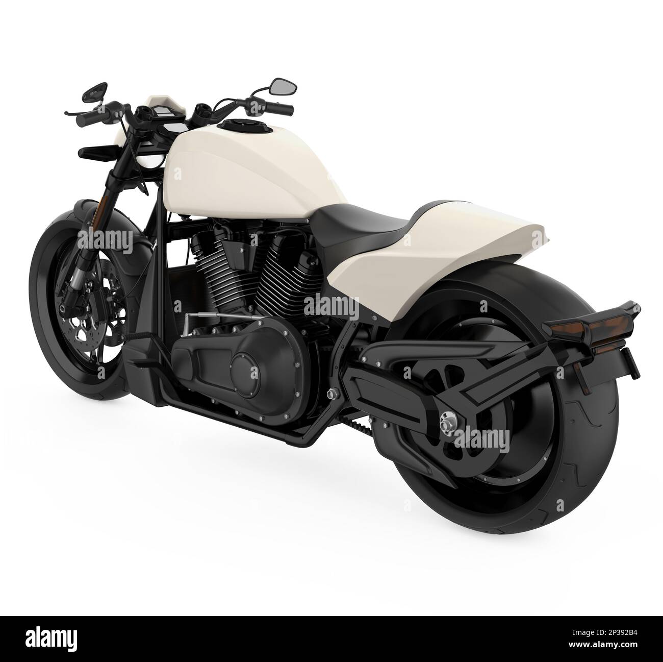 Motorcycle isolated on white background Stock Photo - Alamy