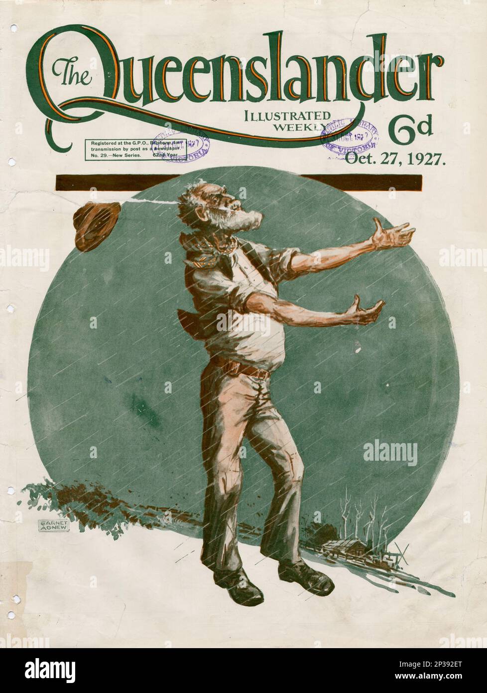 Front cover of the Queenslander magazine, featuring aspects of ...