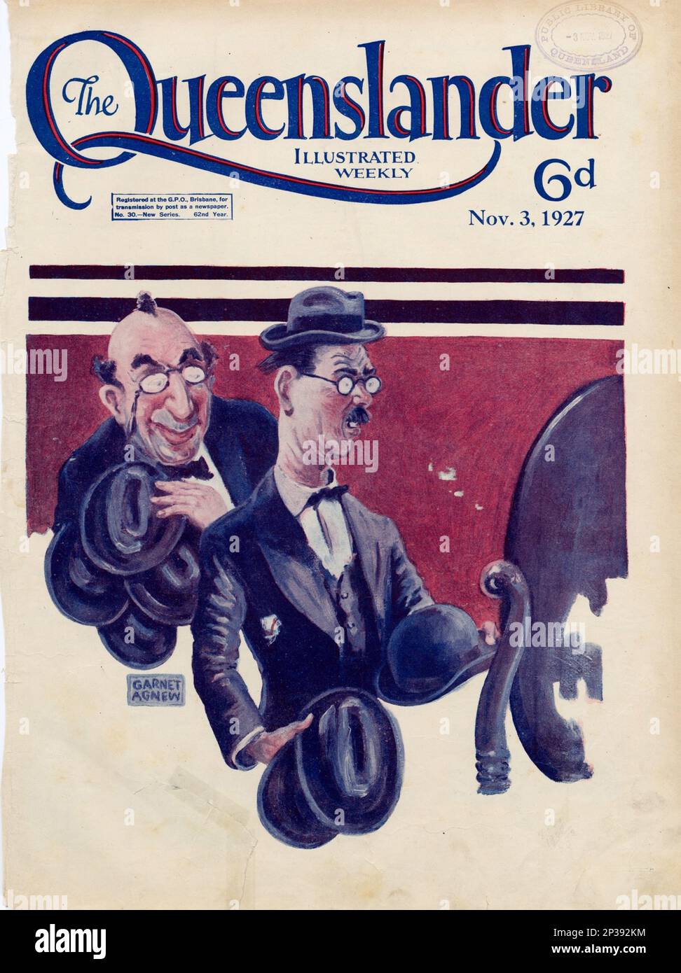 Front cover of the Queenslander magazine, featuring aspects of ...