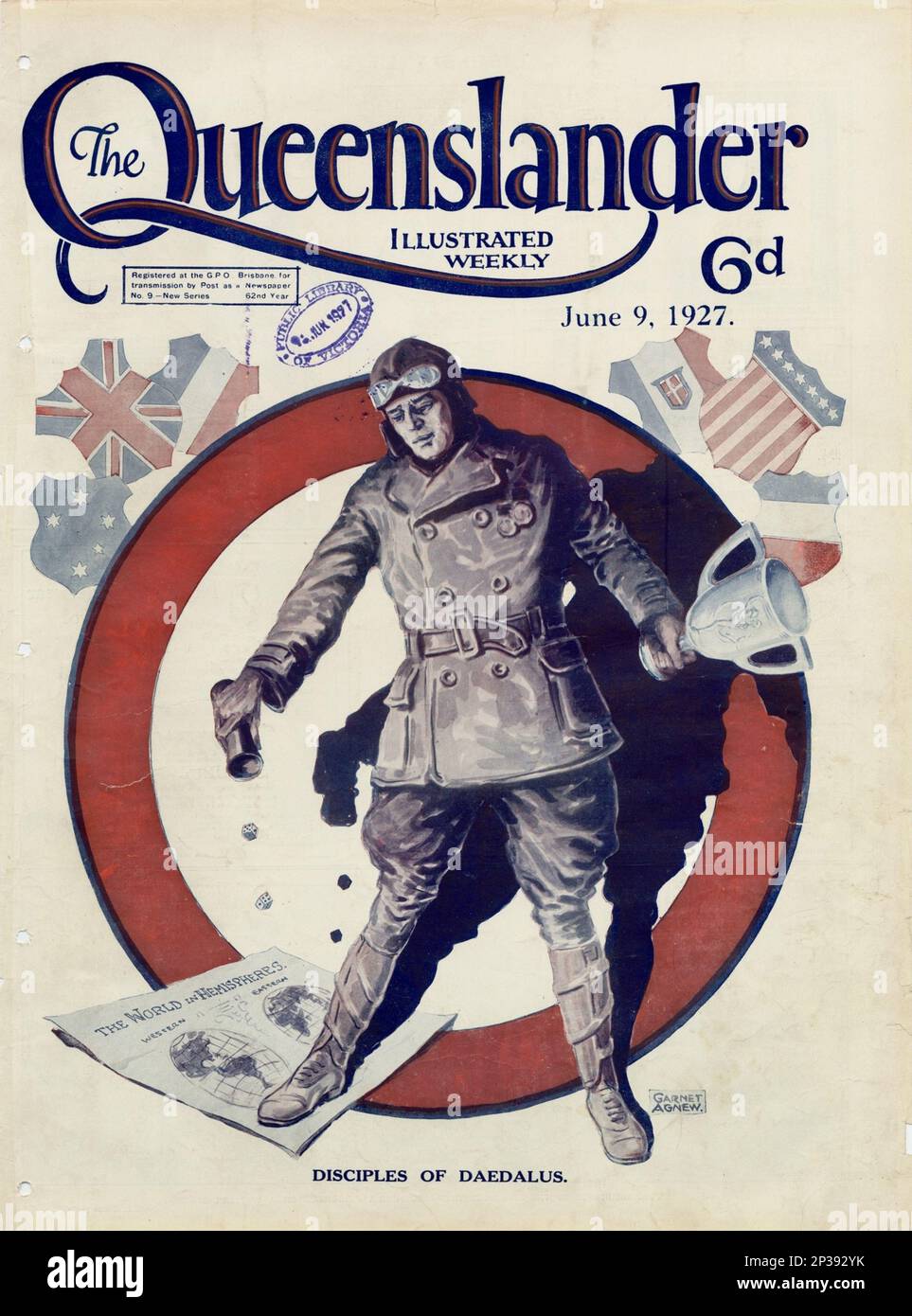 Front cover of the Queenslander magazine, featuring aspects of ...