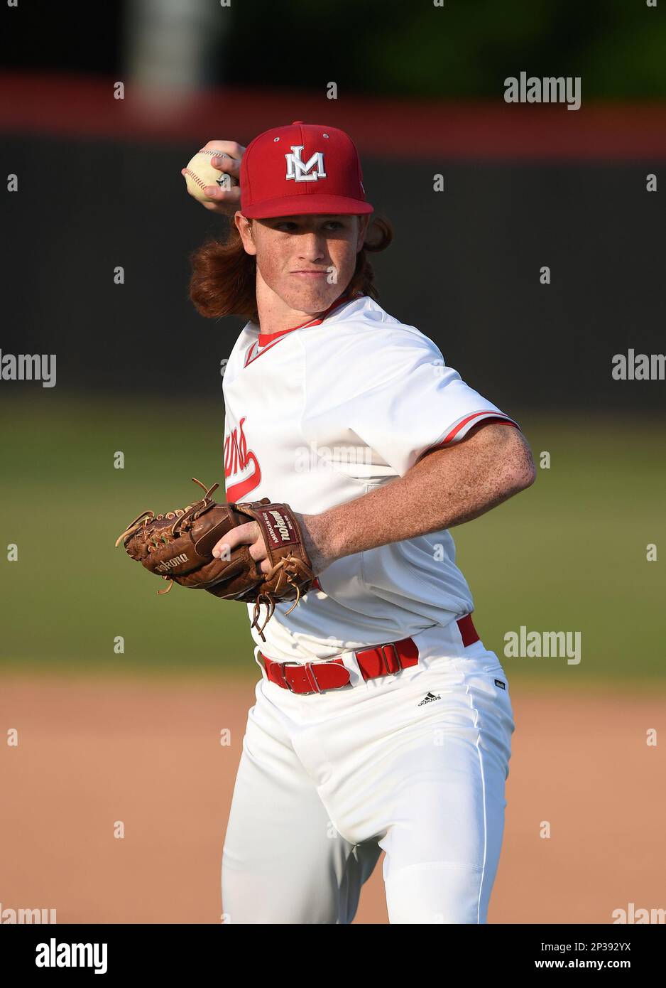 Lake Mary Rams third baseman John Benevolent (30) during practice ...