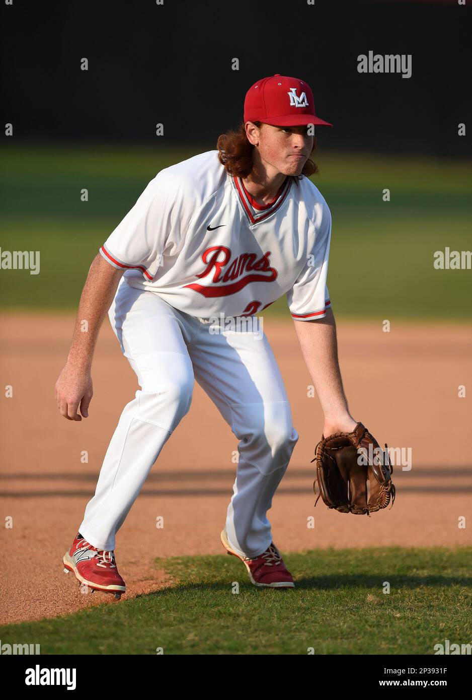 Lake Mary Rams third baseman John Benevolent (30) during practice ...