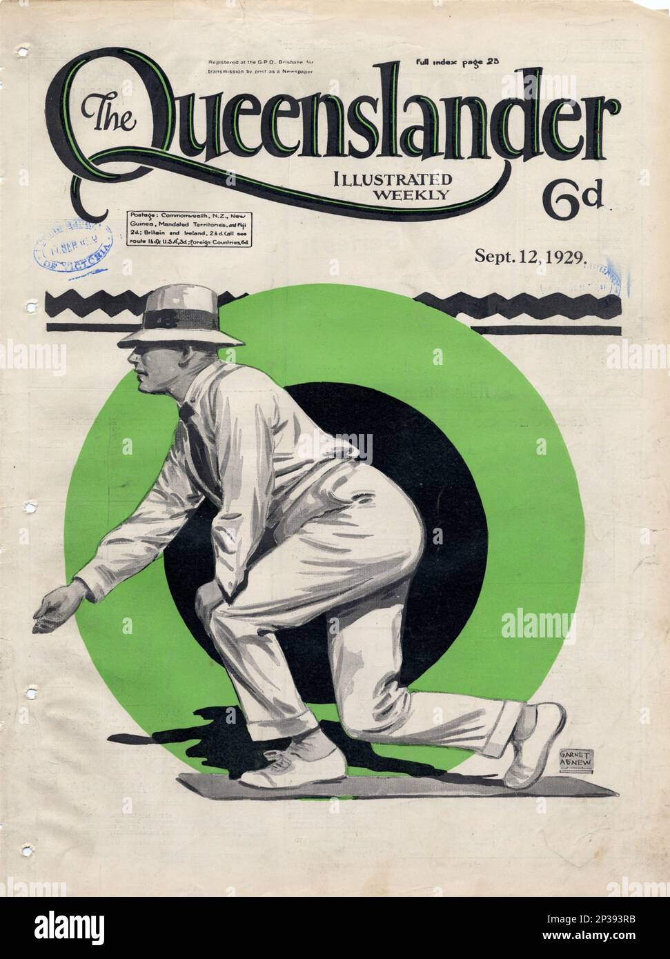 Front cover of the Queenslander magazine, featuring aspects of ...