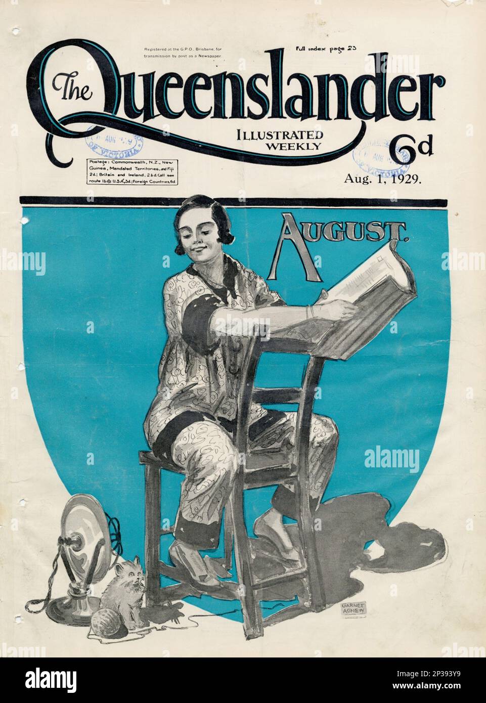 Front cover of the Queenslander magazine, featuring aspects of ...