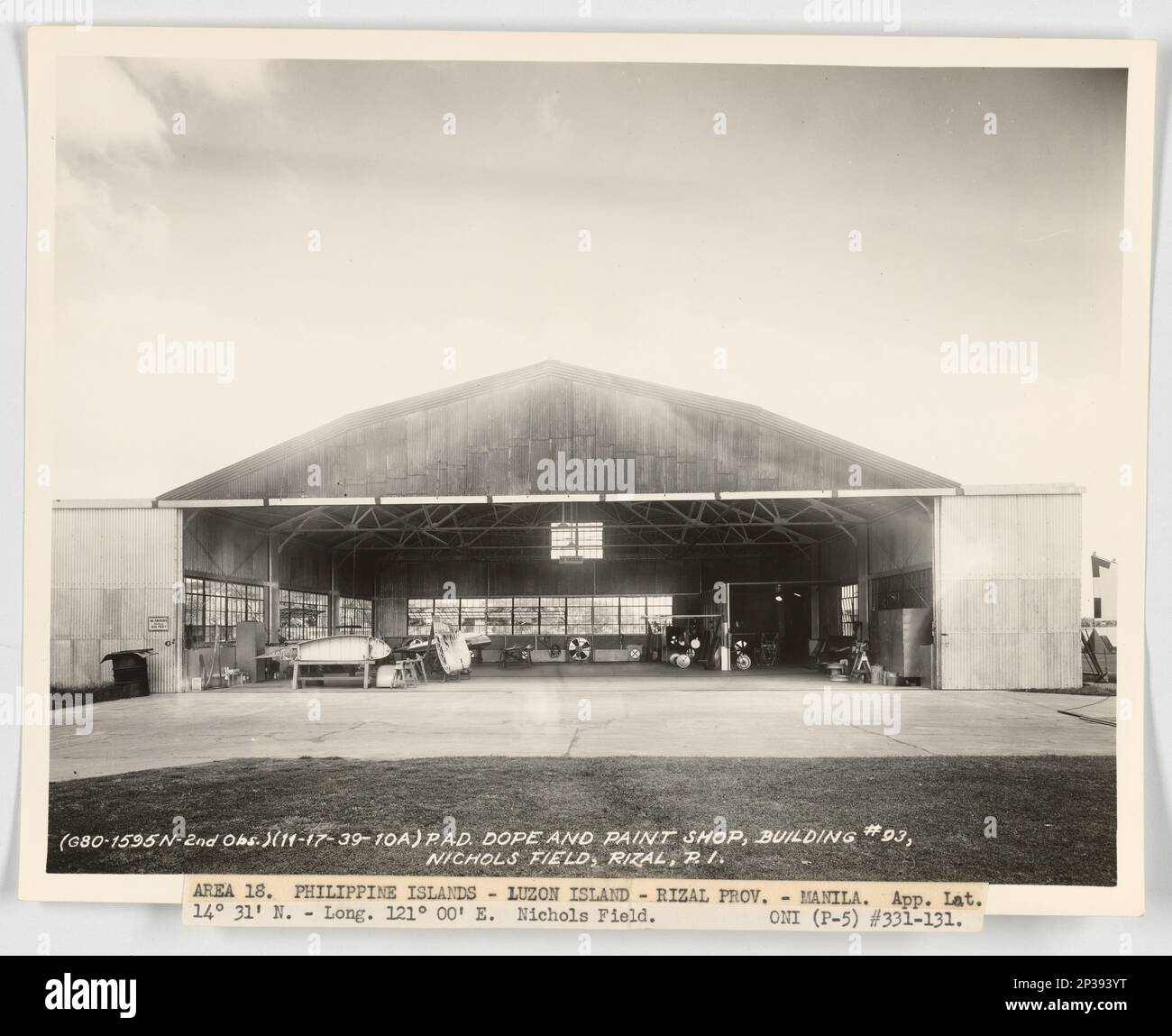 Landing Fields - Philippines - Nichols Field, Aerial Photograph Stock ...