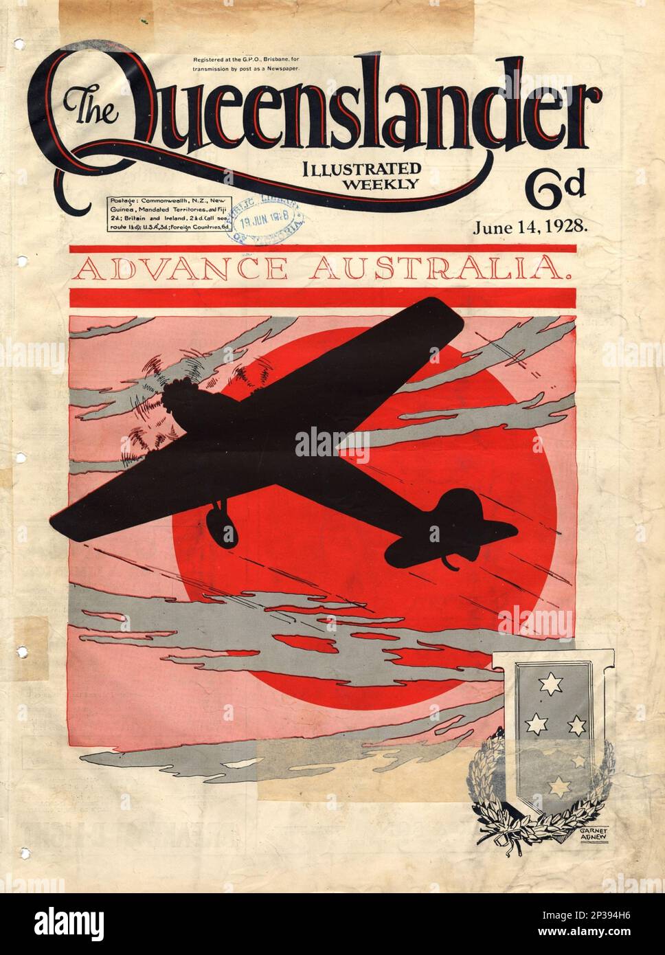 Front cover of the Queenslander magazine, featuring aspects of ...