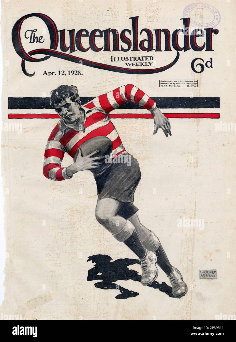 Front cover of the Queenslander magazine, featuring aspects of ...