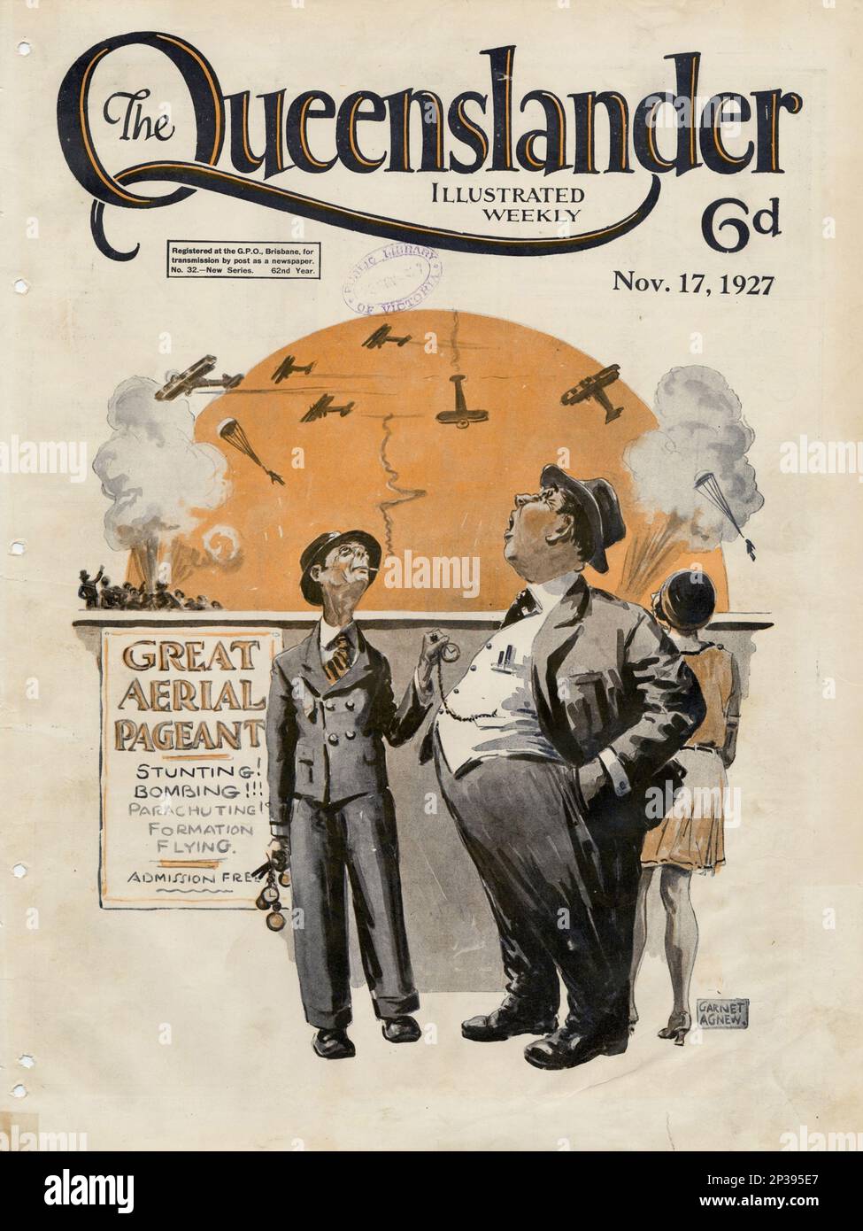 Front cover of the Queenslander magazine, featuring aspects of ...