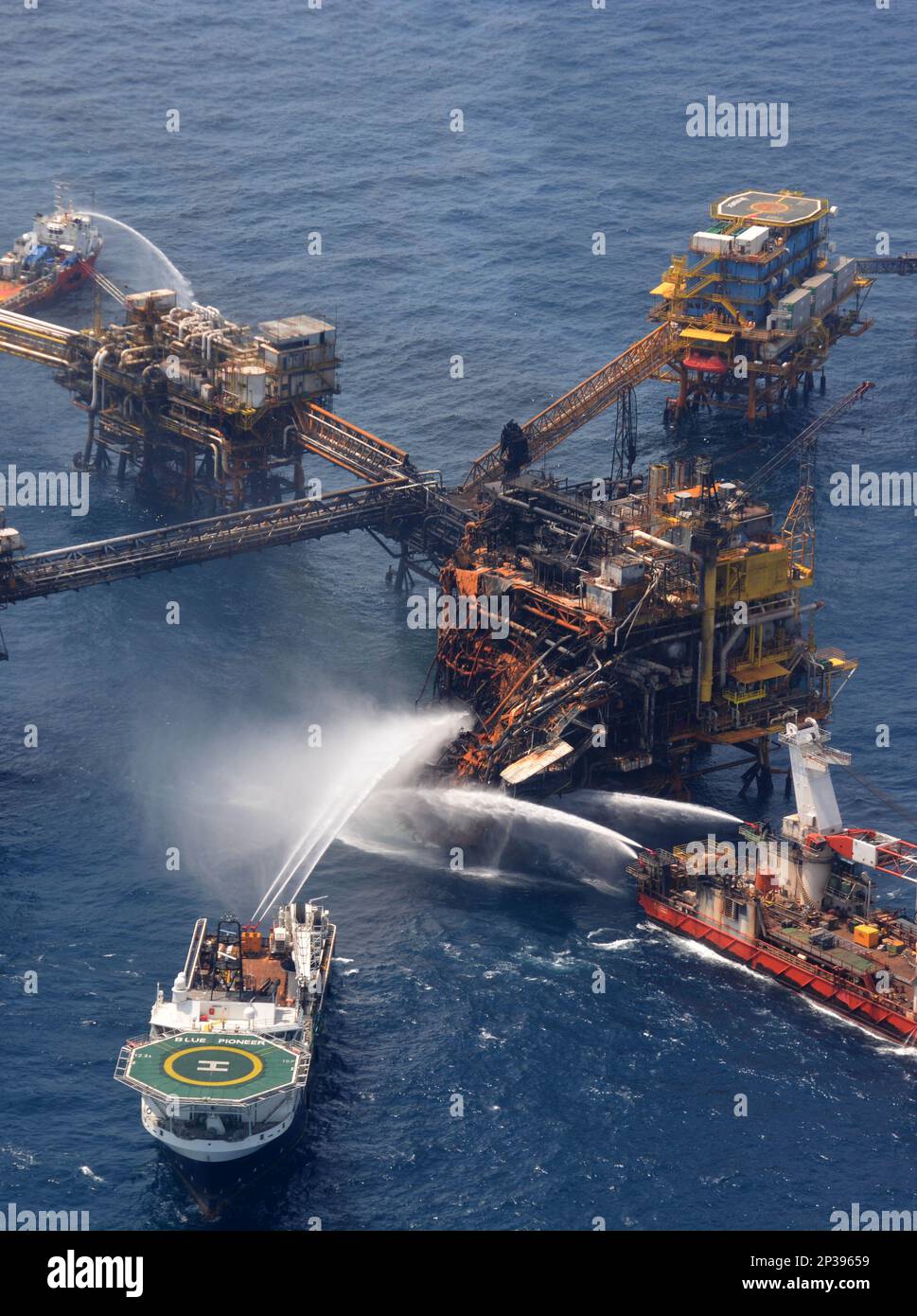 In this Thursday April 2, 2015, handout photo provided by Petroleos ...