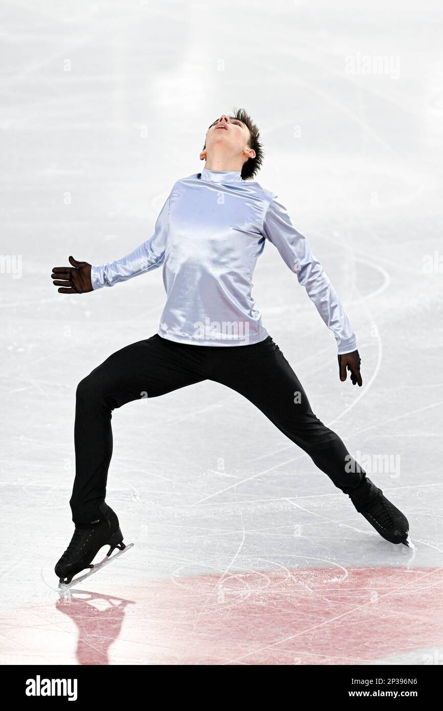 Arlet LEVANDI (EST), during Junior Men Free Skating, at the ISU World ...