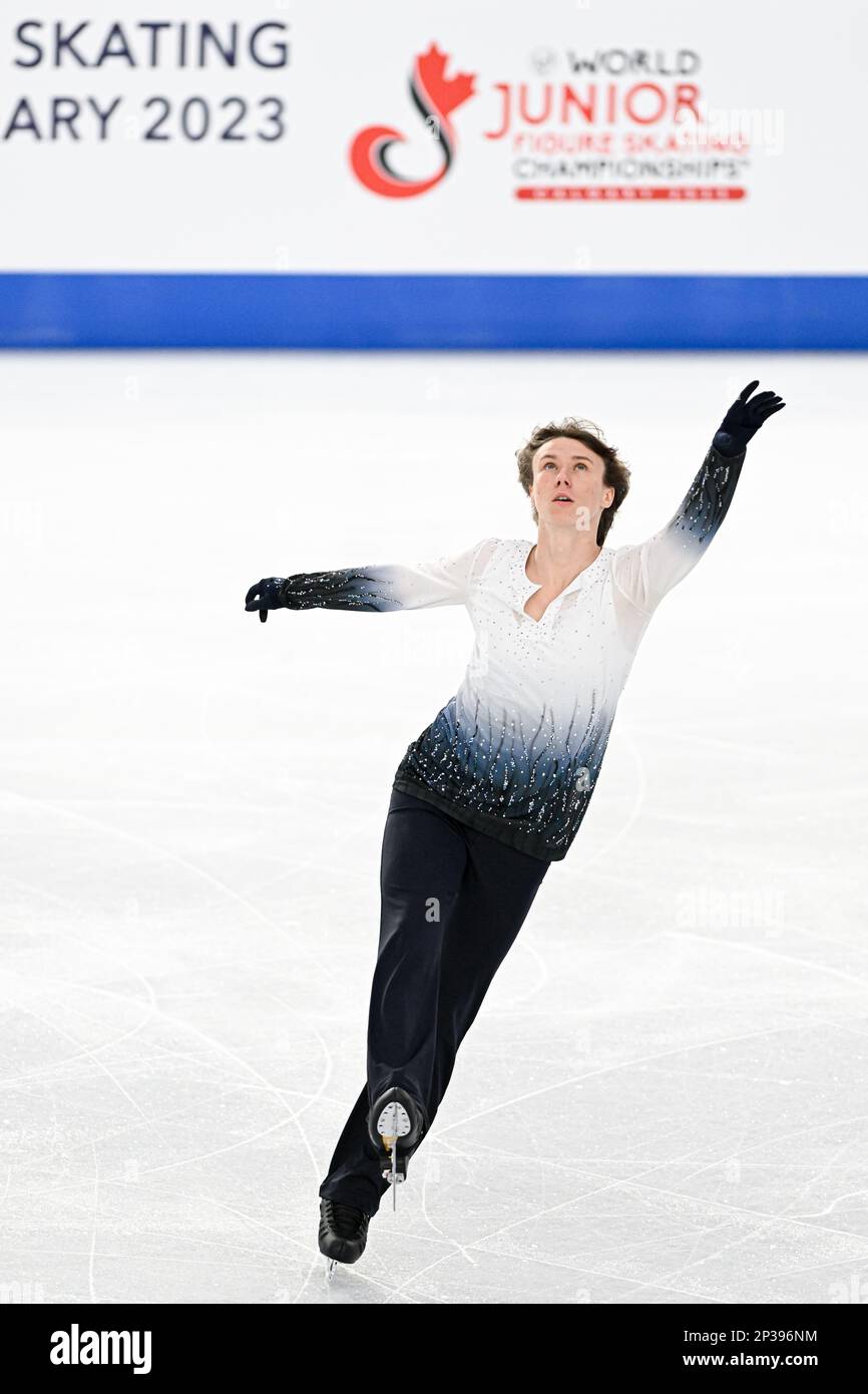 Daniel MARTYNOV (USA), during Junior Men Free Skating, at the ISU World ...