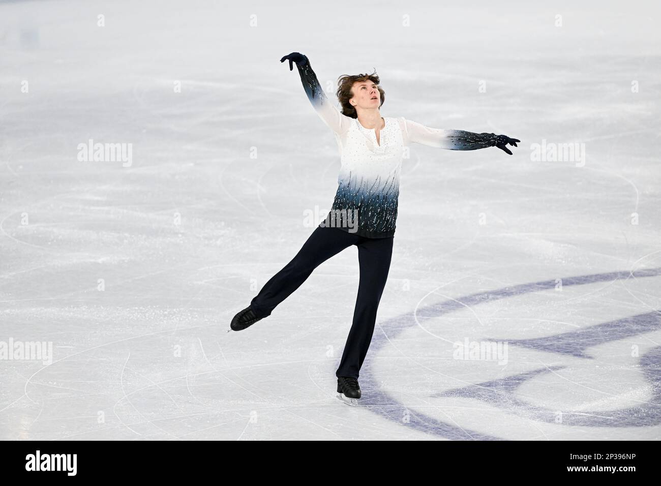 Daniel MARTYNOV (USA), during Junior Men Free Skating, at the ISU World ...