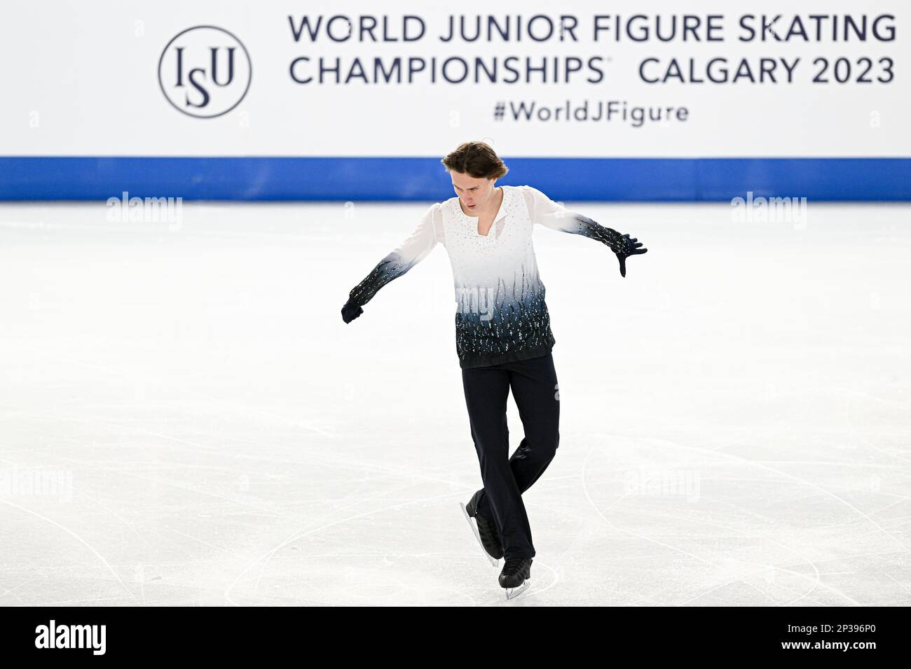 Daniel MARTYNOV (USA), during Junior Men Free Skating, at the ISU World ...