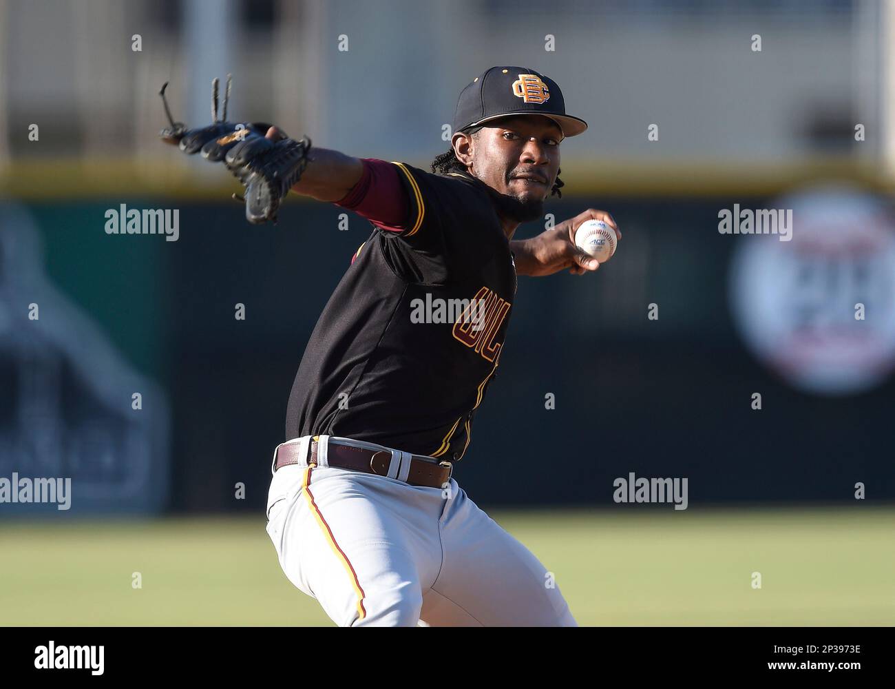 01 April 2015: Bethune-Cookman University left handed pitcher Donté ...