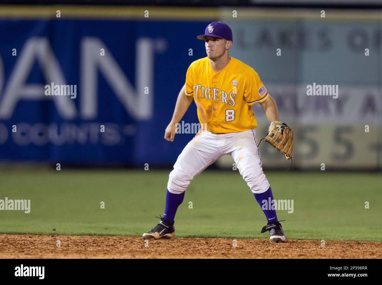 March 31, 2015 - LSU infielder Alex Bregman (8) during the game between ...