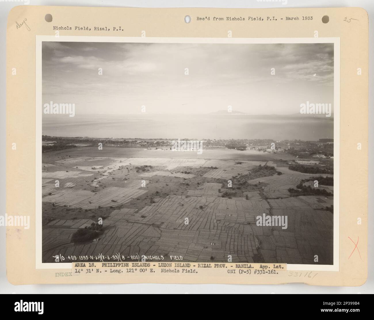 Landing Fields - Philippines - Nichols Field, Aerial Photograph Stock ...