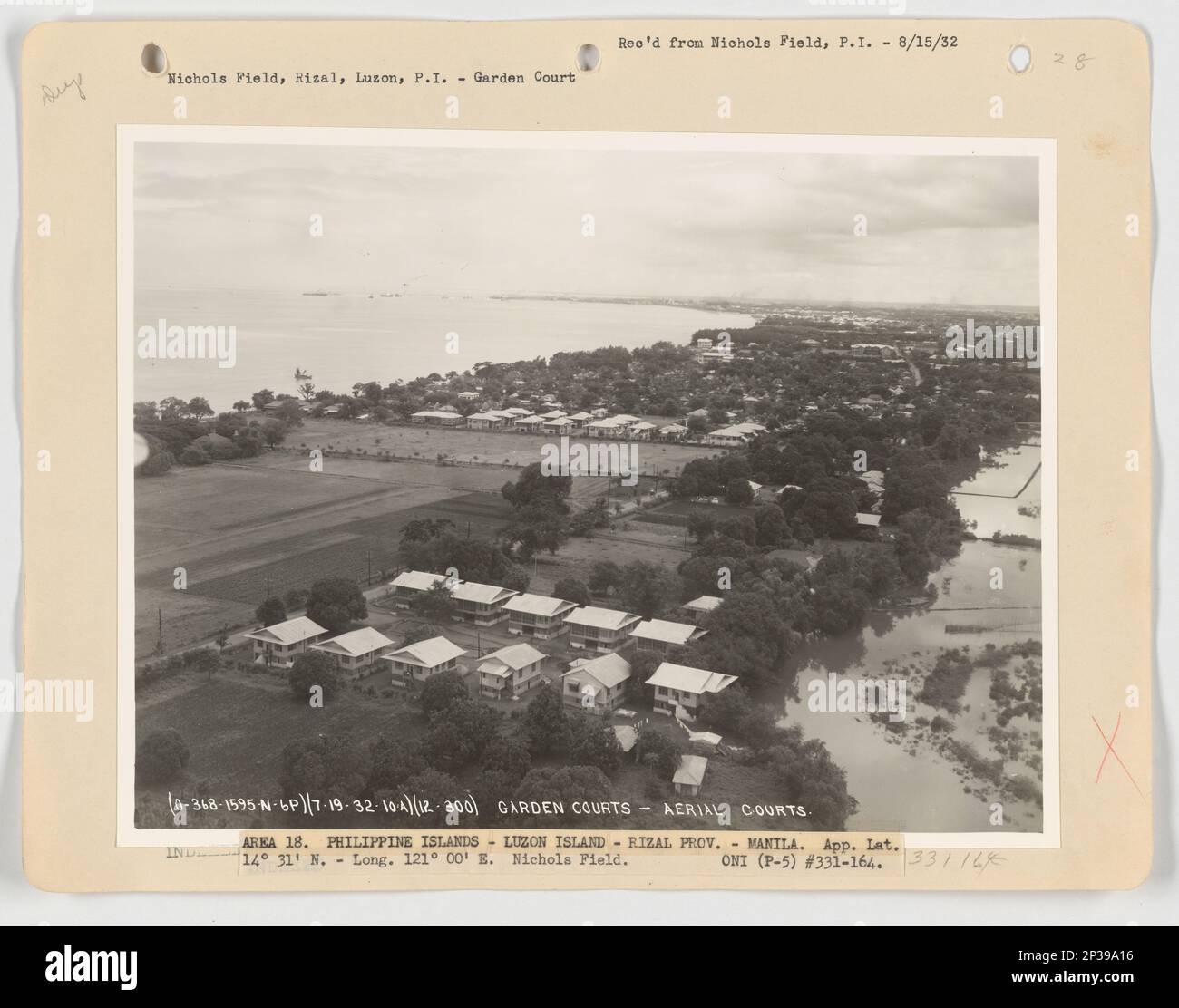 Landing Fields - Philippines - Nichols Field, Aerial Photograph Stock ...