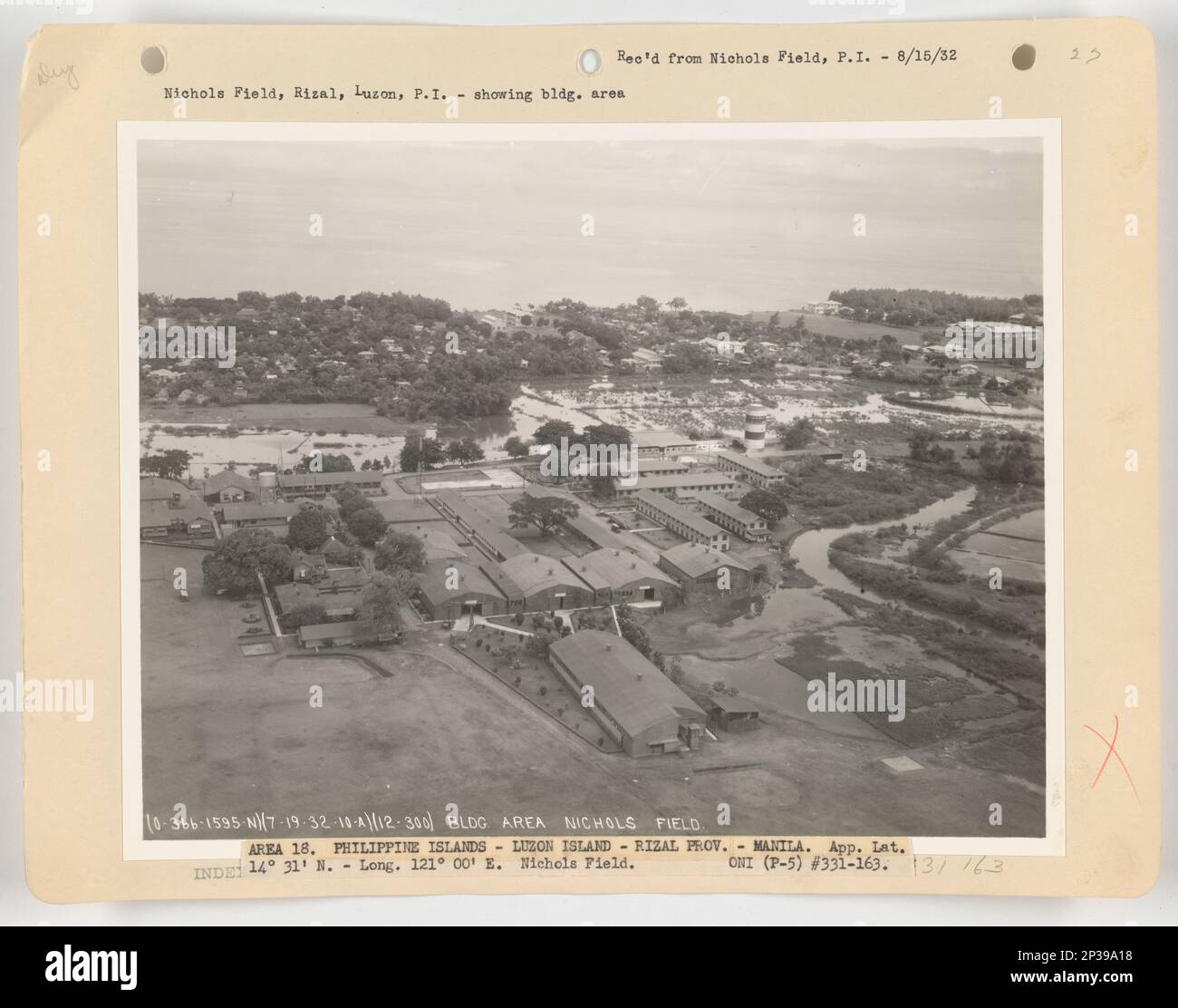 Landing Fields - Philippines - Nichols Field, Aerial Photograph Stock ...