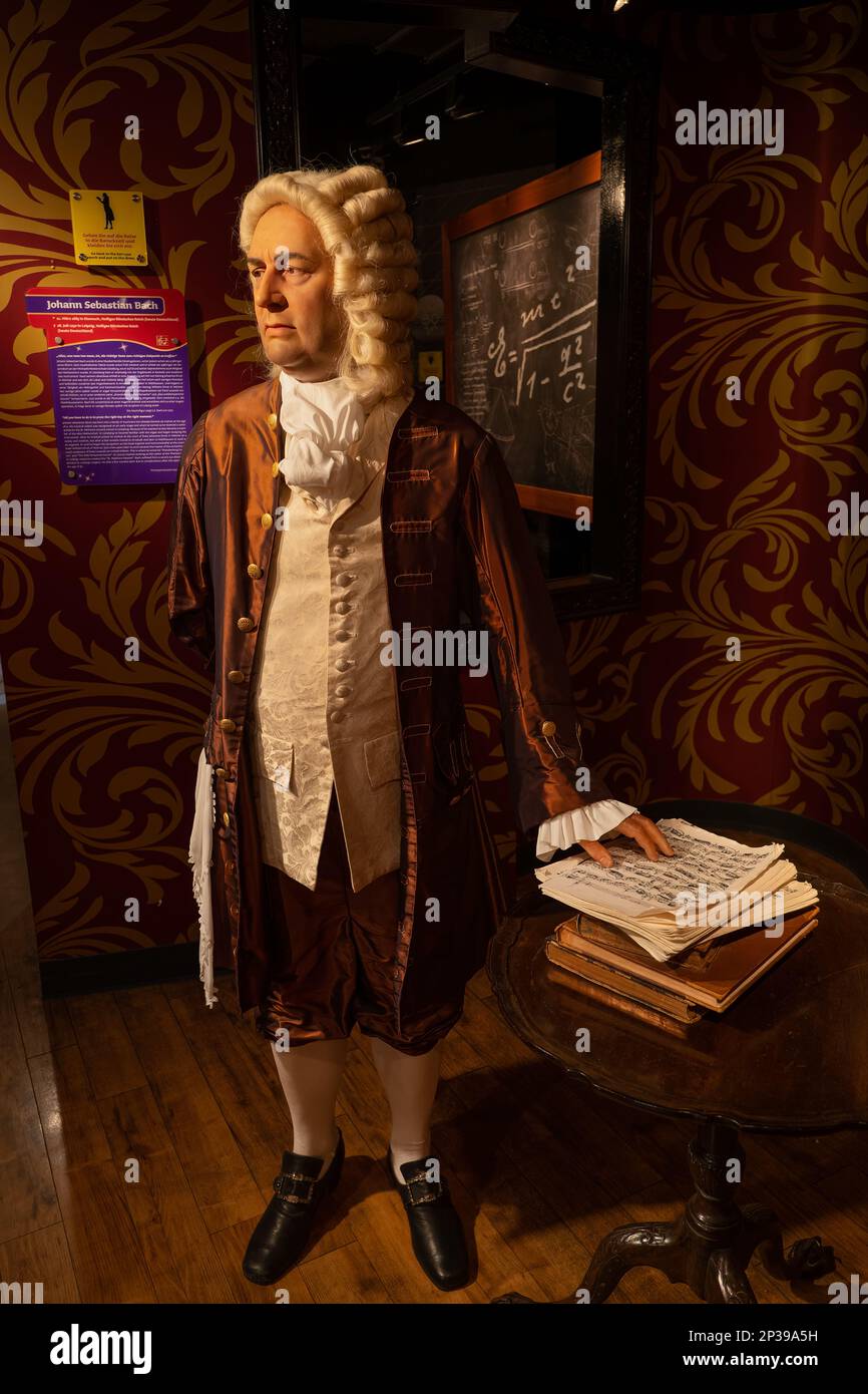 Johann Sebastian Bach in Madame Tussauds Berlin wax museum in Berlin ...
